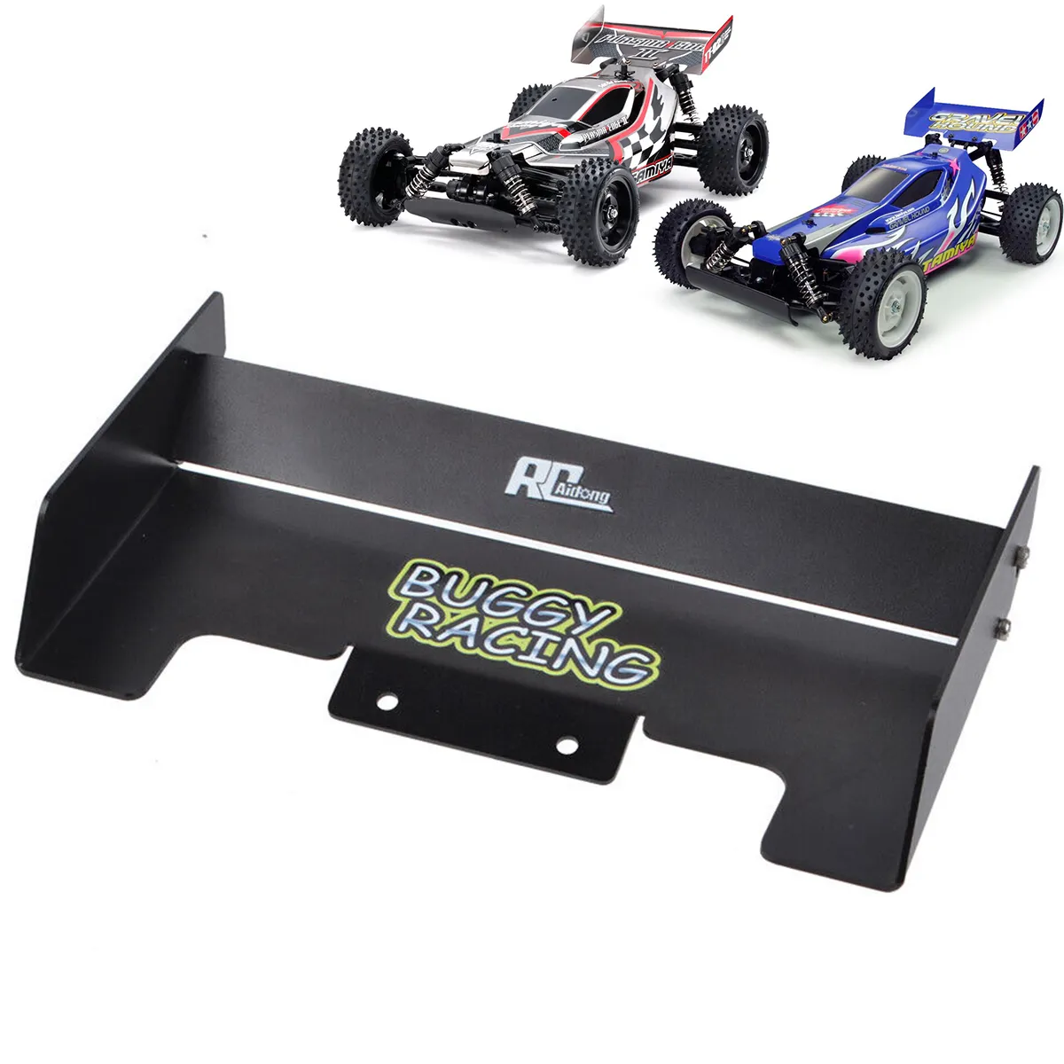 Aluminum Rear Spoiler for Tamiya RC Car Models, 1/10 Off-Road Buggy ...
