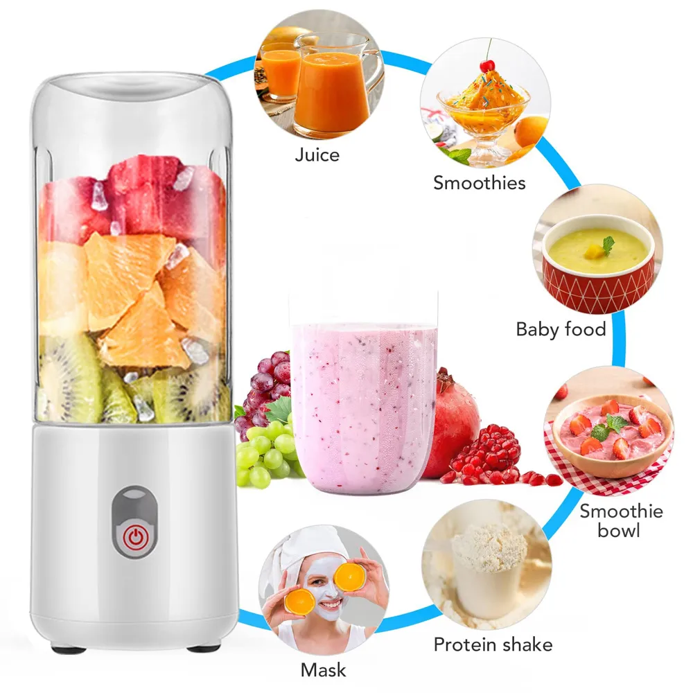 Small Juicer Machine: Portable Electric Fruit Mixer,... From Ddmyearth ...
