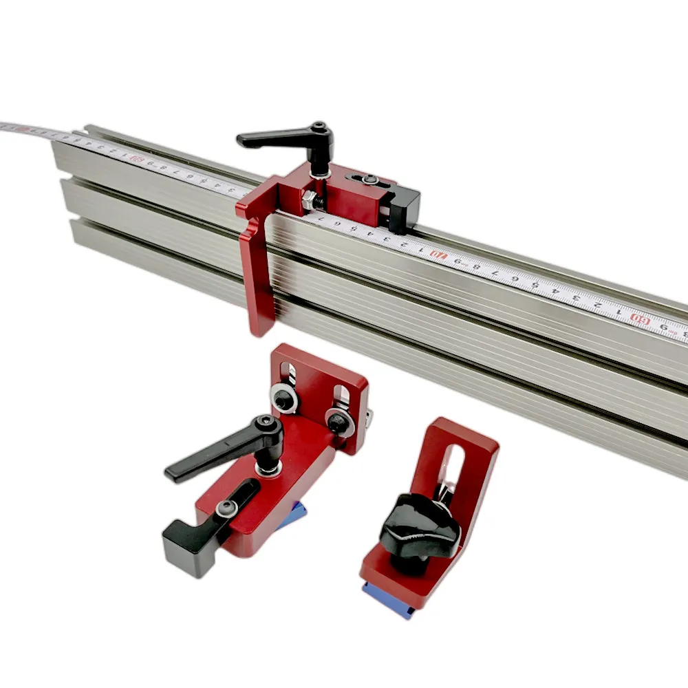 Aluminium Profile Fence Kit Woodworking T Tracks Sliding Brackets With ...