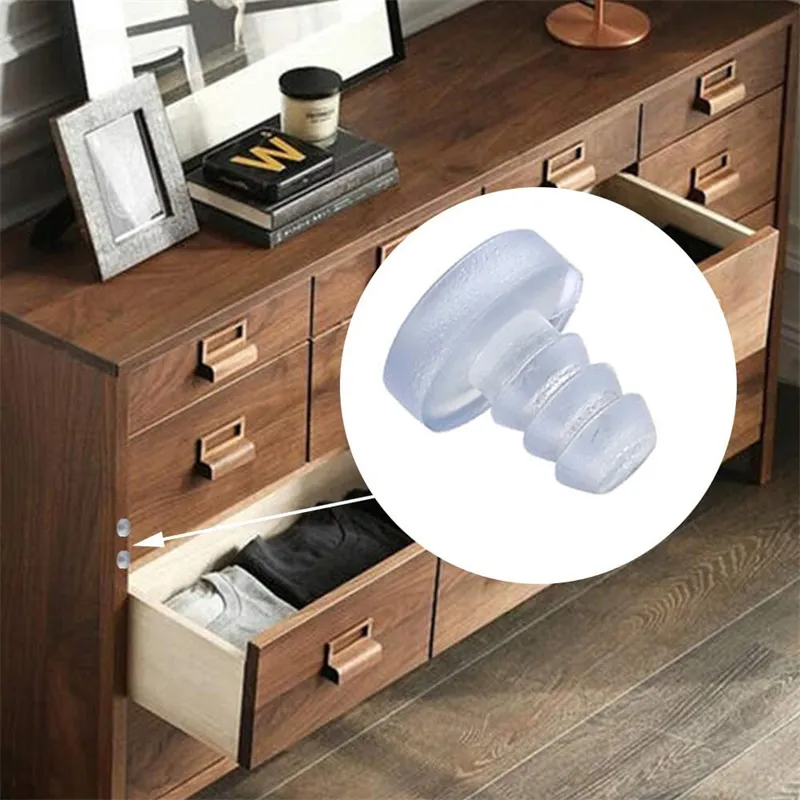 20 Clear Soft Stem bumper and bumper - 5mm Rubber Glide Glass Top for ...