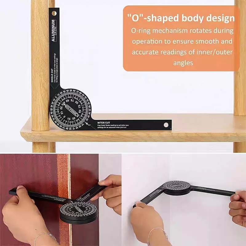 DHgate.com:360° Aluminum Alloy Horizontal Angle Measuring Tool - Pro ...