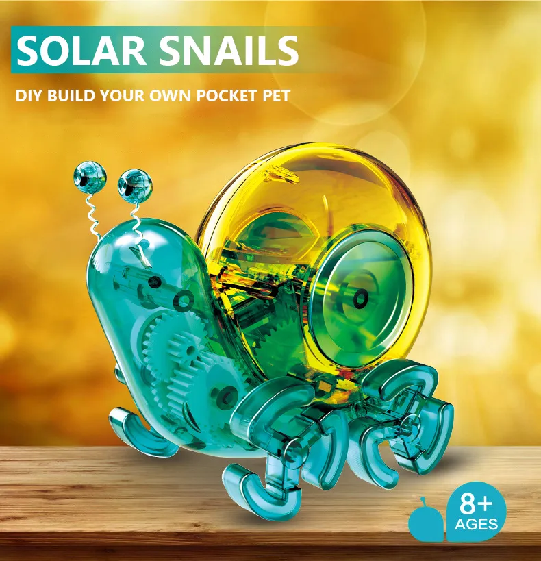 DHgate.com:DIY Assembled Solar Power Snail Science Kit | Eco-Friendly ...
