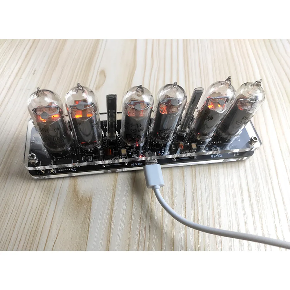 DHgate.com:IN-14 Nixie Clock: Vintage Digital Tube Display, Remote ...