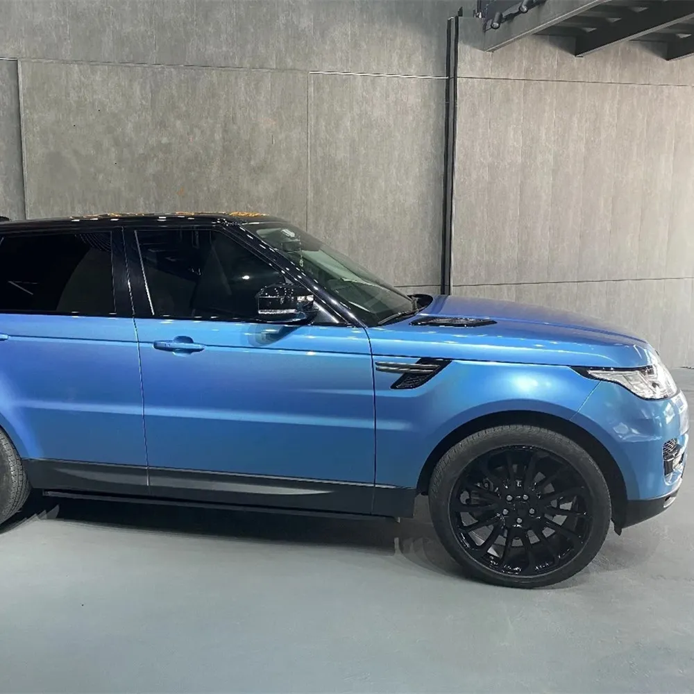 SUNICE Blue Holographic Metallic Blue Car Body Wrap... From Ddmyearth ...