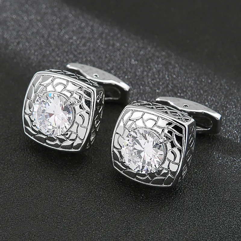 Luxury Wedding Cufflinks For Men | Round Crystal... From Ddmylovely ...