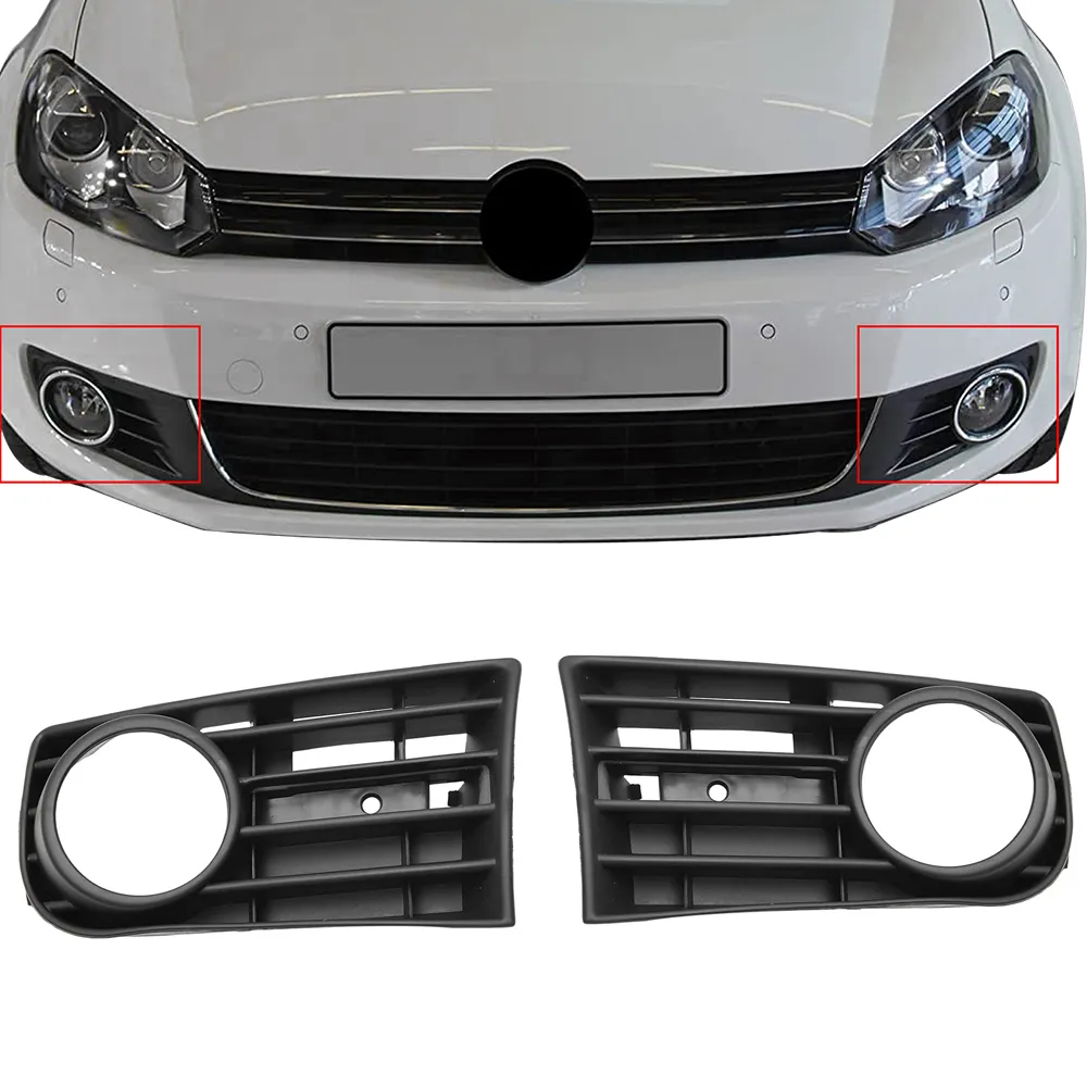 Volkswagen Golf MK5 Fog Light Grille - Front Bumper Grill Replacement ...