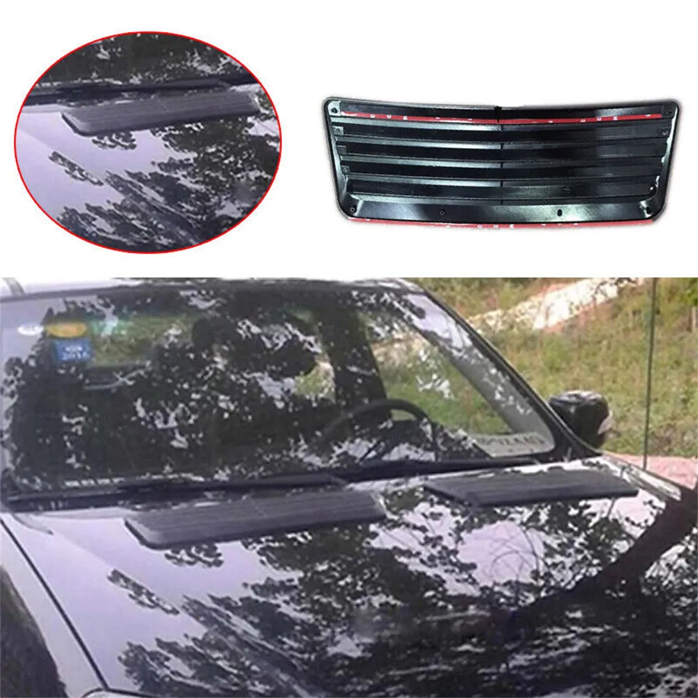 Car Engine Hood Louver Air Intake Outlet Cover - Decorative Bonnet Vent ...