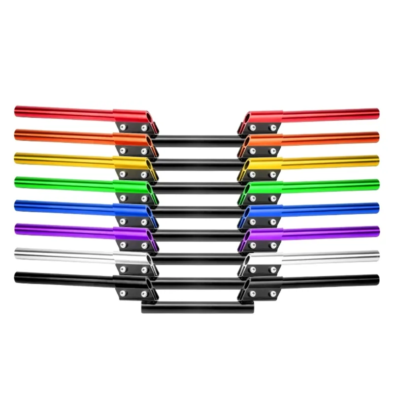 Universal 7/8 22mm Motorcycle Handlebars - Adjustable Steering Handle ...