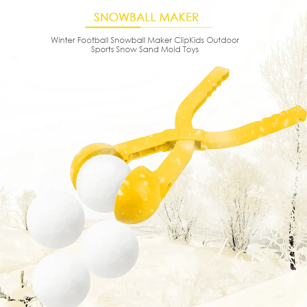 Snowball Maker Clip For Kids Adult Heart Snowflake Duck Shape Clip ...