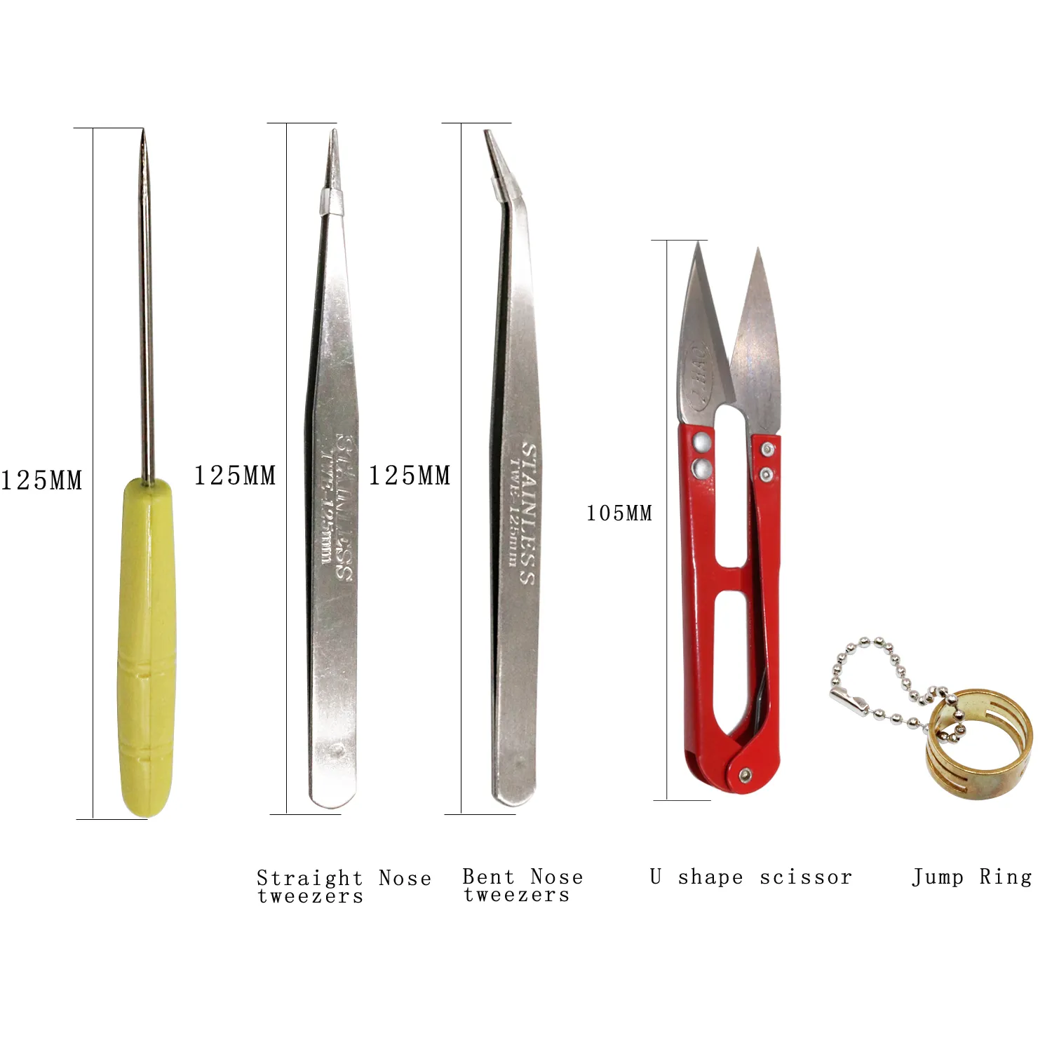 Jewelry Making Tools: Precision Pliers & Scissor Kit for Bead Bracelet ...