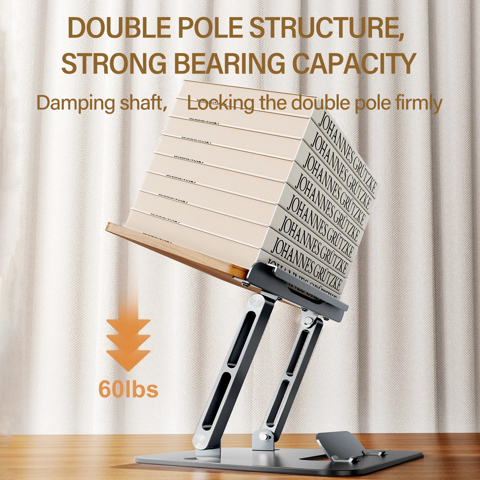 Foldable Adjustable Laptop Stand: Laptop Book Stand For MacBook, Tablet ...