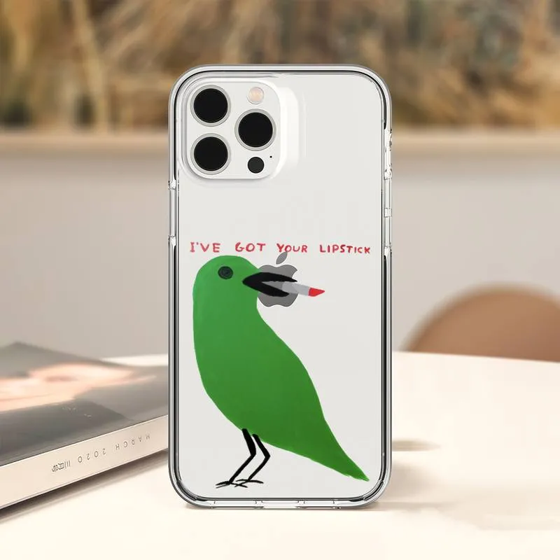 Transparent Shell burga phone cases by Art David Shrigley for iPhone 11 ...