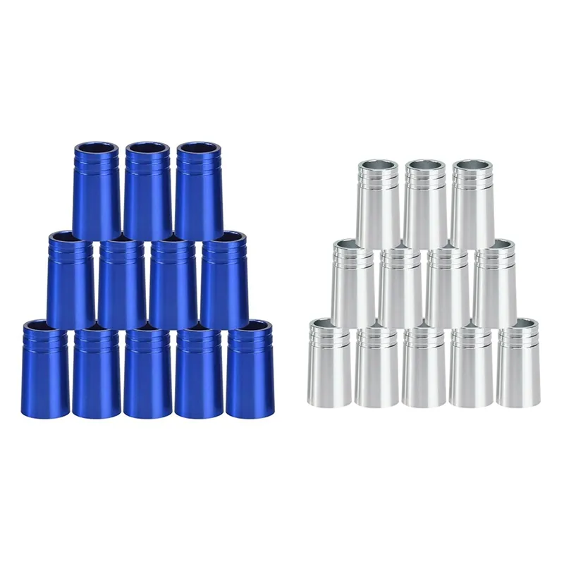 Golf Ferrules .370 Aluminio 25 Mm 24 Paquete Para Hojas De Hierro ...