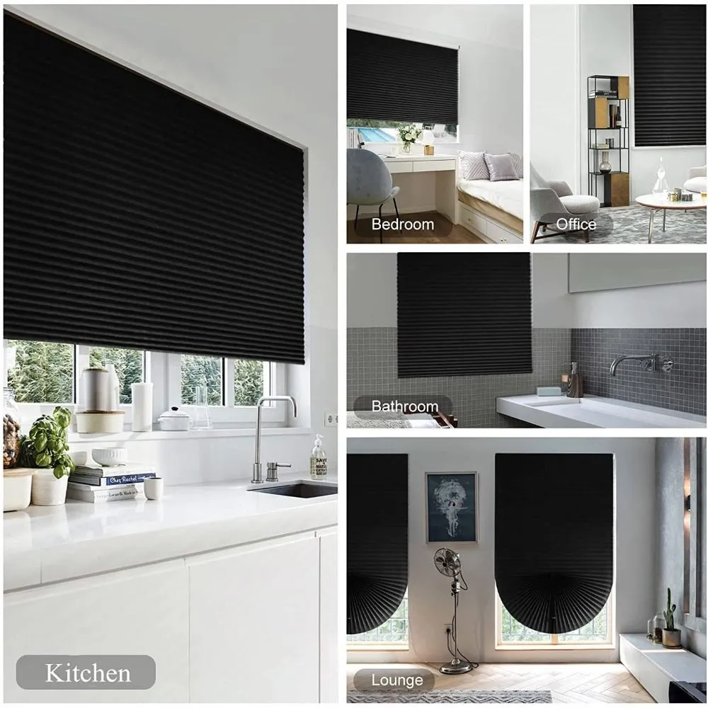 Adjustable Blackout Window Shades: Temporary Blinds For Bedroom ...