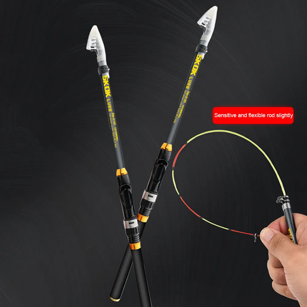 Fishing Pole Portable Mini Telescopic Fishing Pole Ultra-Light Breaking ...