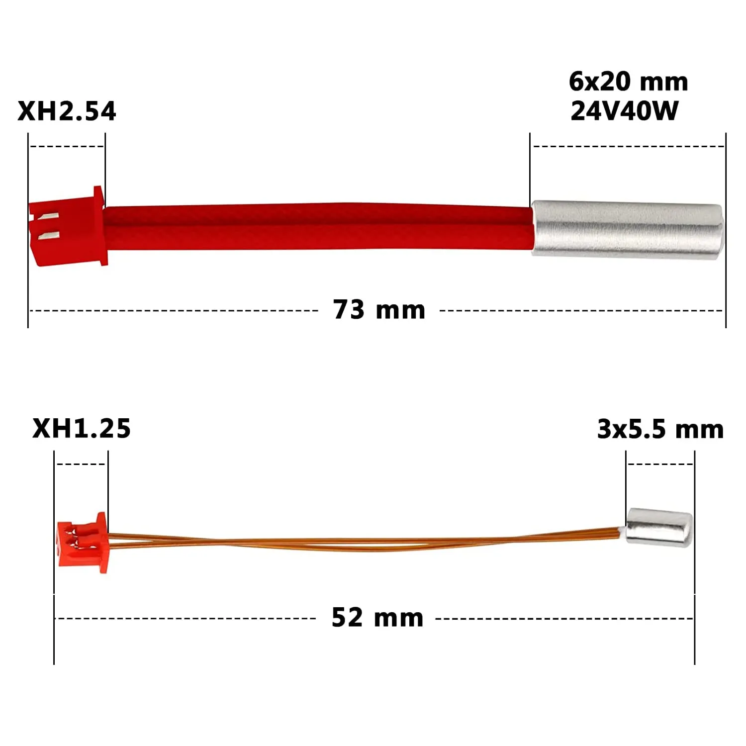 Wholesale Creality Official Sprite Extruder Pro Heating Tube Thermistor ...