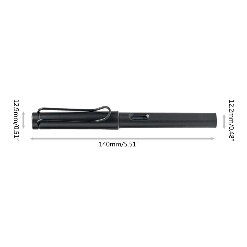 Vacuum-Filling Fountain Pen With Fine Nib, Acrylic Body, and Large ...