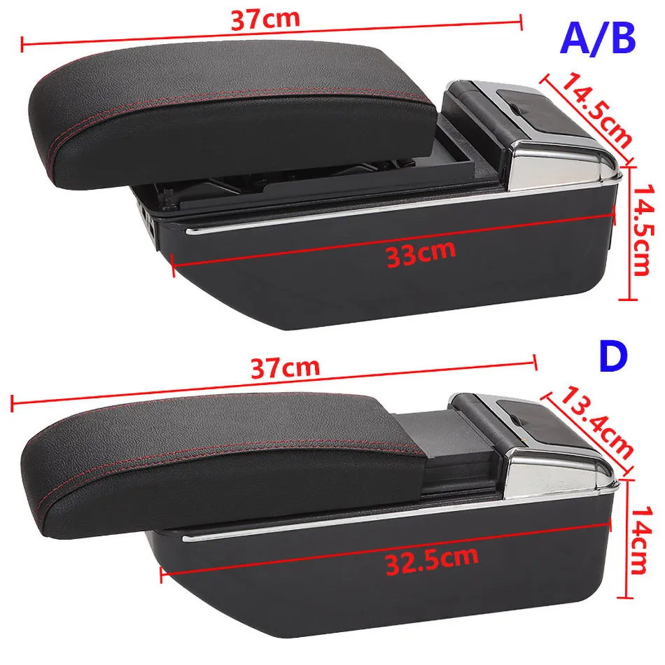 Nissan Armrest plastic storage boxes for 2010-2022 Micra K13 MK4 IV and ...