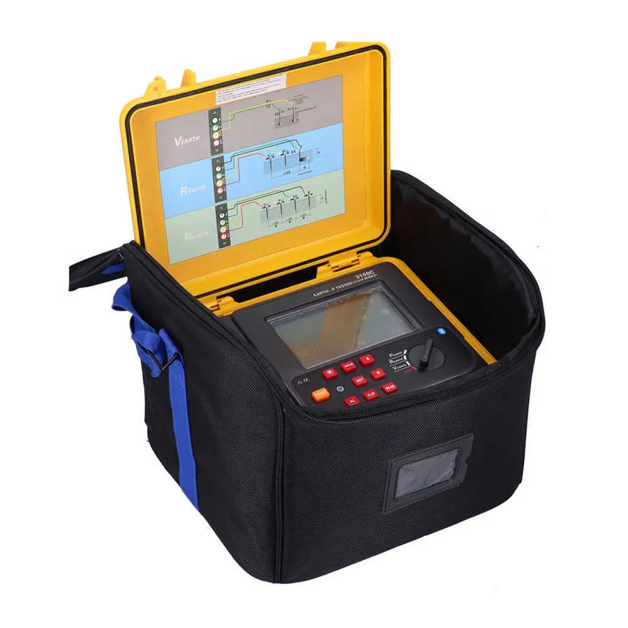 Soil Test Meters Earth Resistance & Resistivity Meter: Wide Range 0.00 ...
