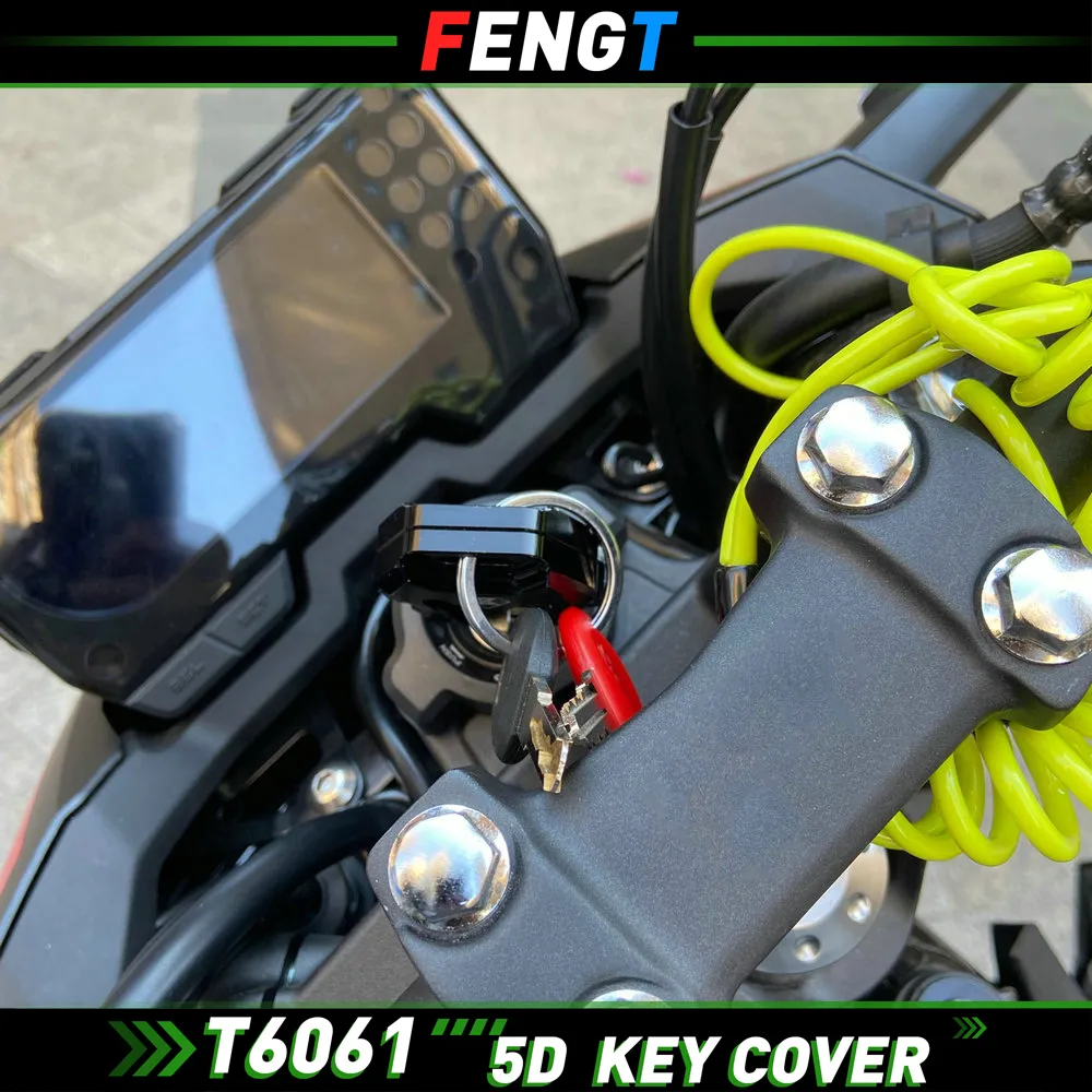 New CNC Motorcycle auto key cover Shell with Embroidery Badge and ...