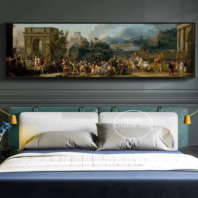 Roman History Triumph Of Consul Aemilius Paulus Canvas Canvas Castle ...
