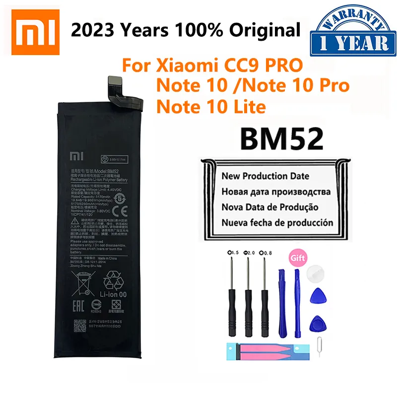 DHgate.com:2024 UpgradedBM52 5260mAh Replacement Battery for Xiaomi Mi ...