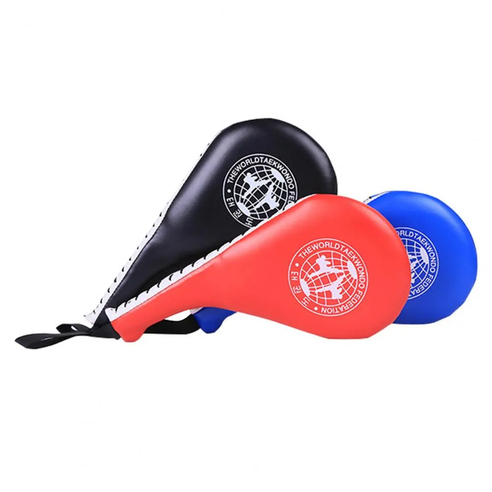 Kids PU Leather Boxing Hand Target, Black Punch Pads for Taekwondo ...