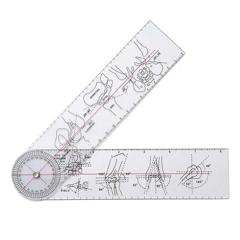 Goniometer Physical Therapy Gonioeter, 3Pcs 6/8/10inch Edical Gonioeter ...