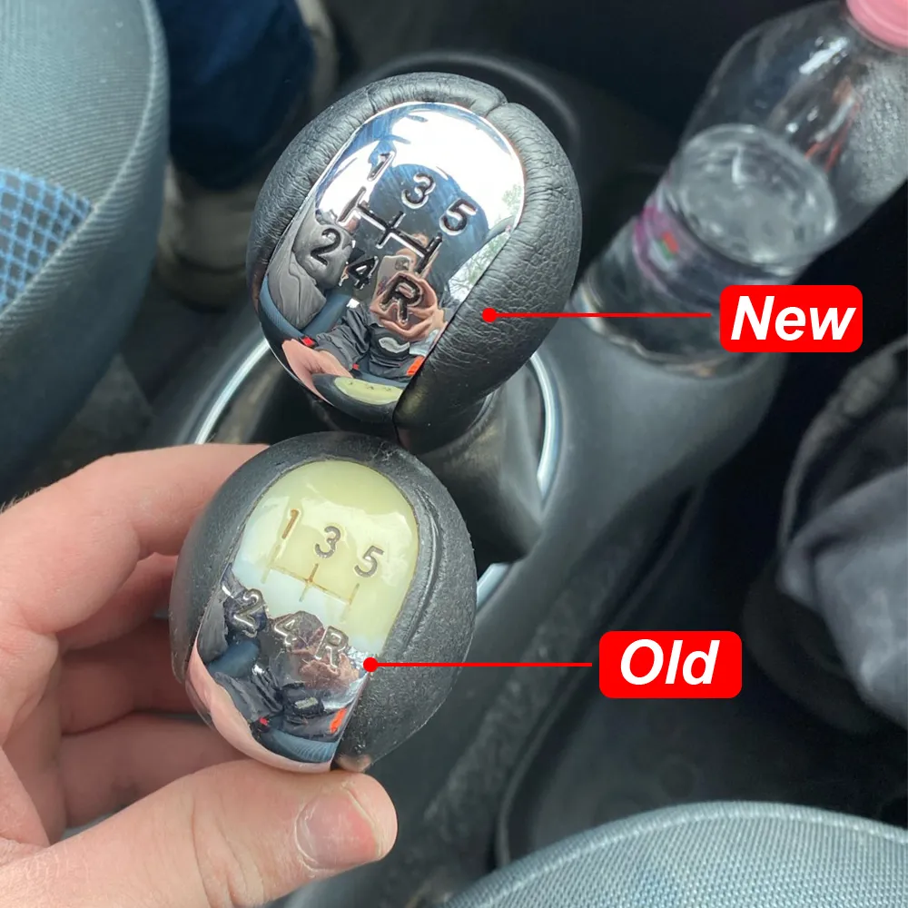 DHgate.com:2024Leather 5 Speed Gear Shift Knob Gaiter Boot Universal ...
