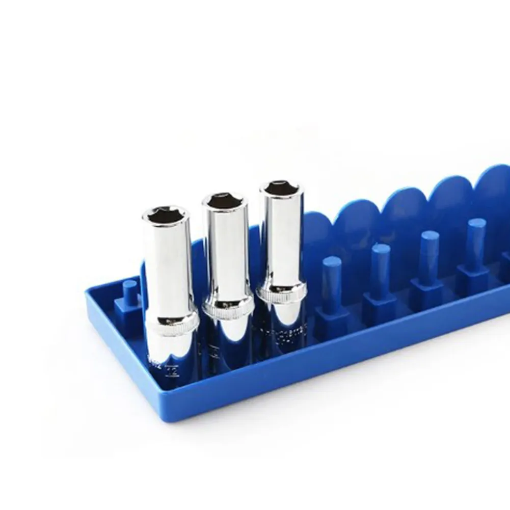 DHgate.com:3/8 Inch Metric Socket Wrench Organizer Blue Plastic Socket ...