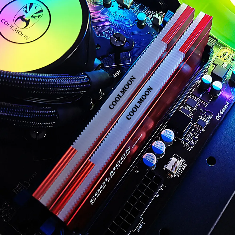 Radiator For PC ARGB RAM Heatsink: Addressable Cooling Vest Heat Sink For DDR3 DDR4 Desktop PC ...