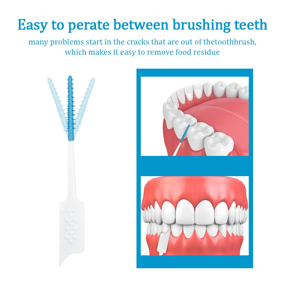 Soft Silicone Interdental Brushes | Oral Hygiene Toothpicks for Teeth ...