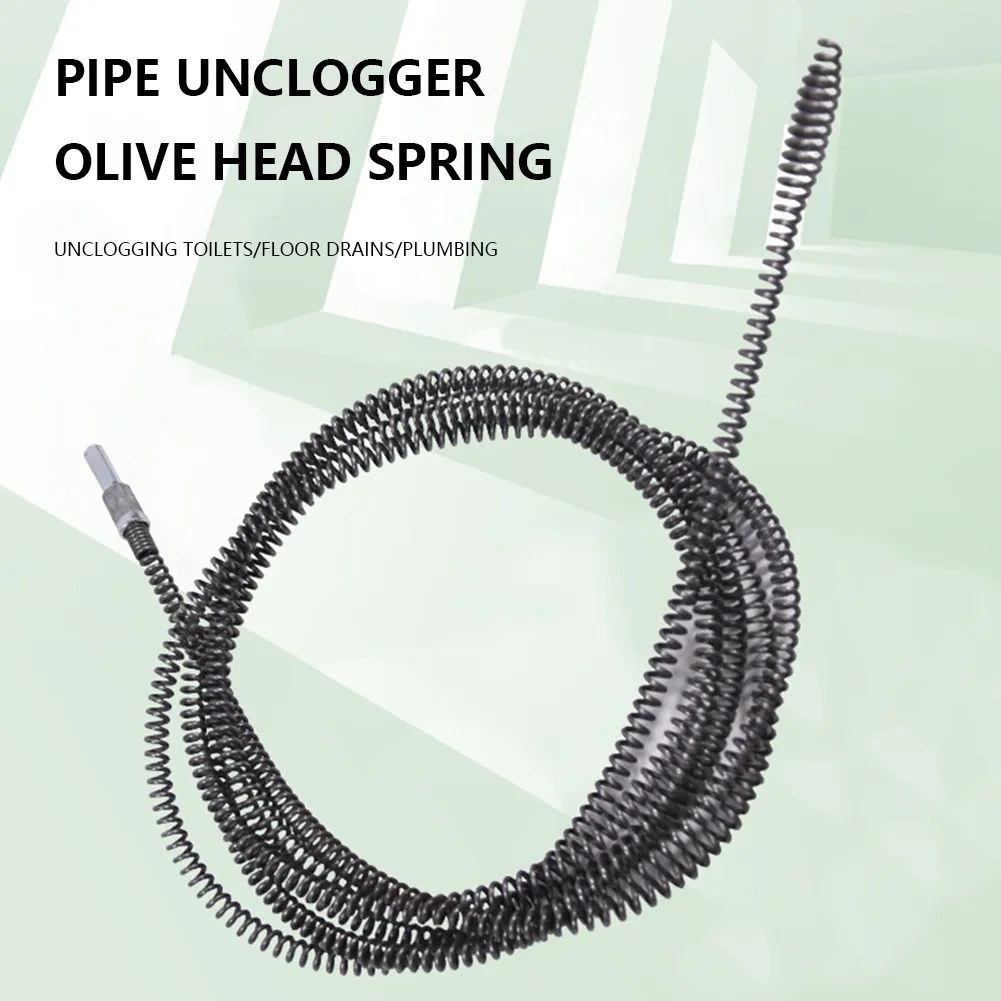Pipe Dredging Tool With Olive Shaped Head Unclog Drains Sinks Basins 1 2 To 10 Meter From Homepro9 7.58 DHgate.Com