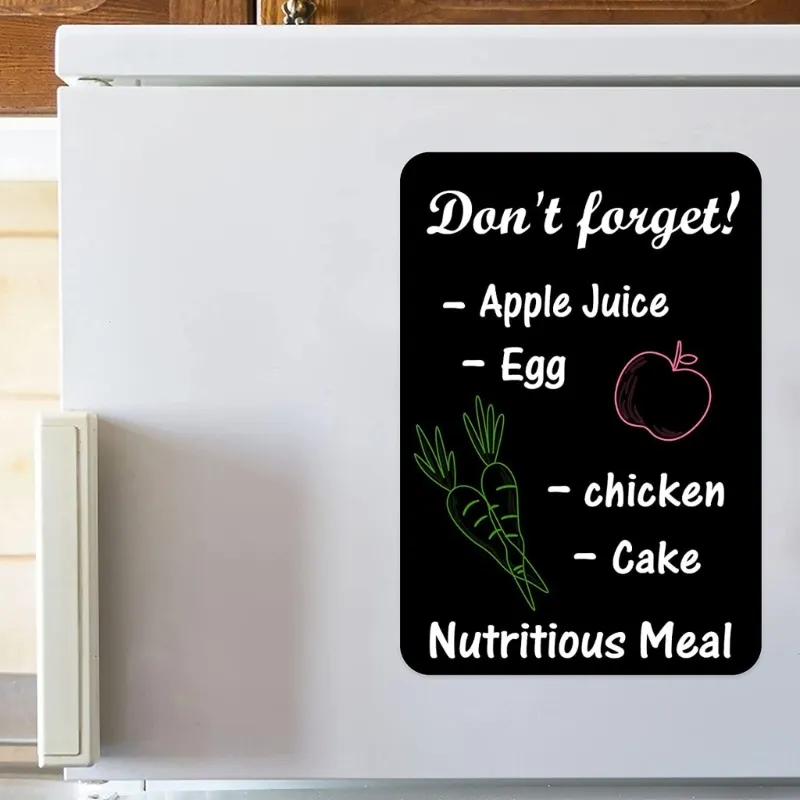 A3/A4 Magnetic Soft Blackboard Fridge Sticker for Notes, Kids Drawing ...