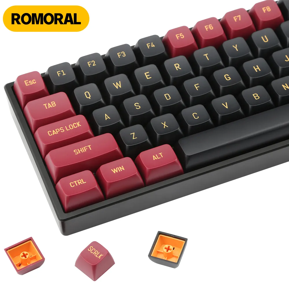 PBT Keycaps 150 Keys CSA Profile Dye Sub English Mechanical Keyboard ...