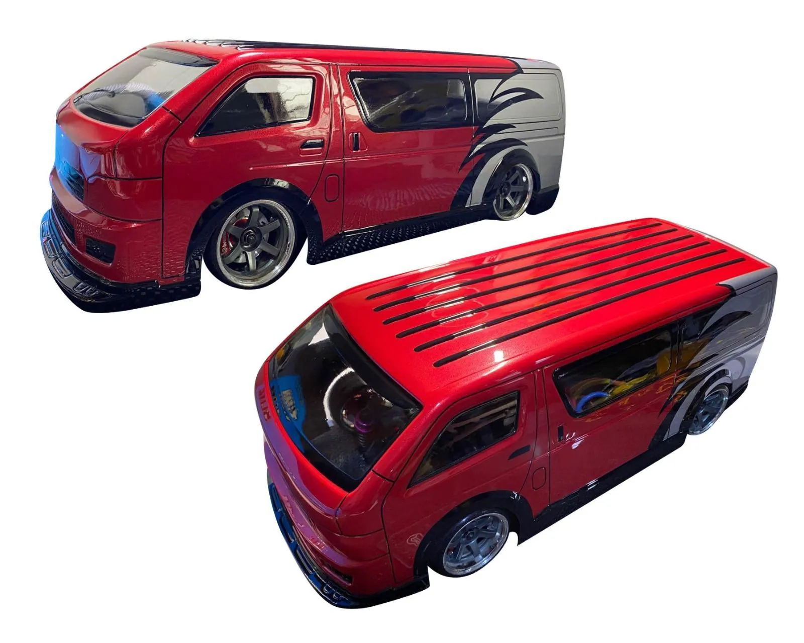 High Quality 1/10 Hiace Bus RC PC Shell Body 190mm... From Ddmydec, $49 ...