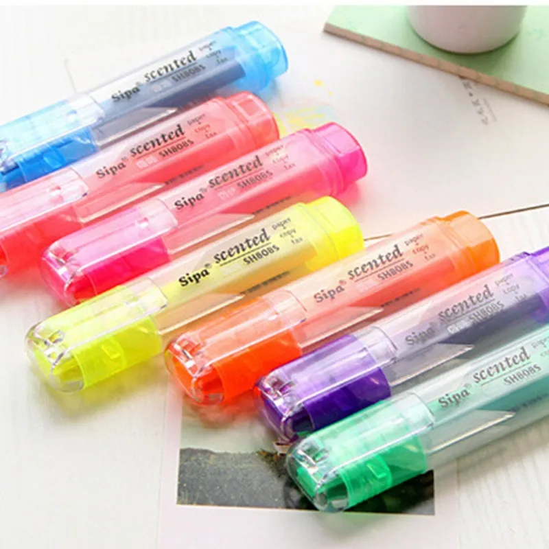 No-Bleed Gel Highlighters | Pastel Highlighter Set | Dry Highlighter ...