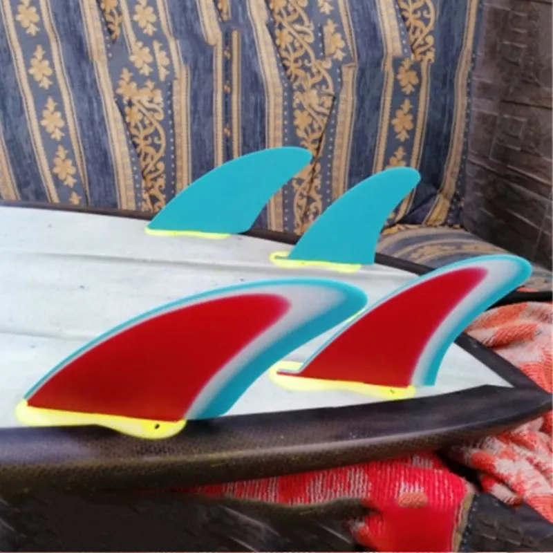 Surfboard Fins Quad Set Fiberglass XL+XS GFK For BiLong FCS II Box L+M ...