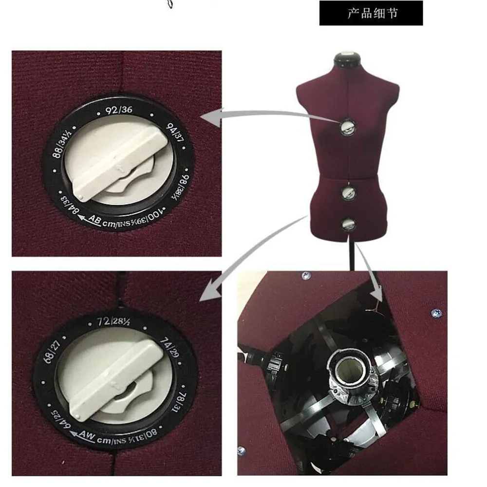 Full Body Mannequin For Clothes: Female Tailor Dress Form With ...