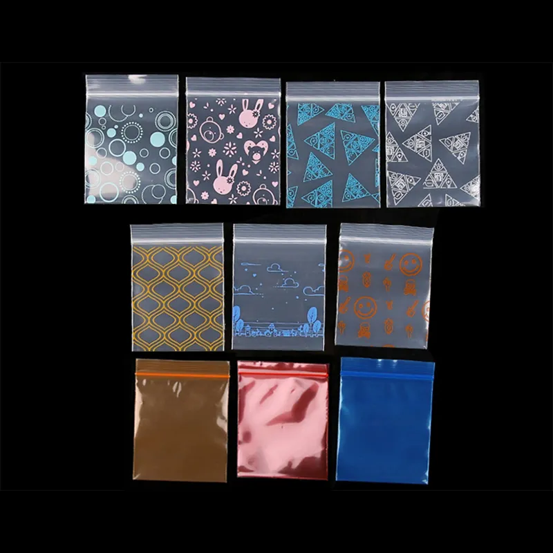 100-Pack Mini plastic ziploc bags for Food, Coins, Jewelry, and ...