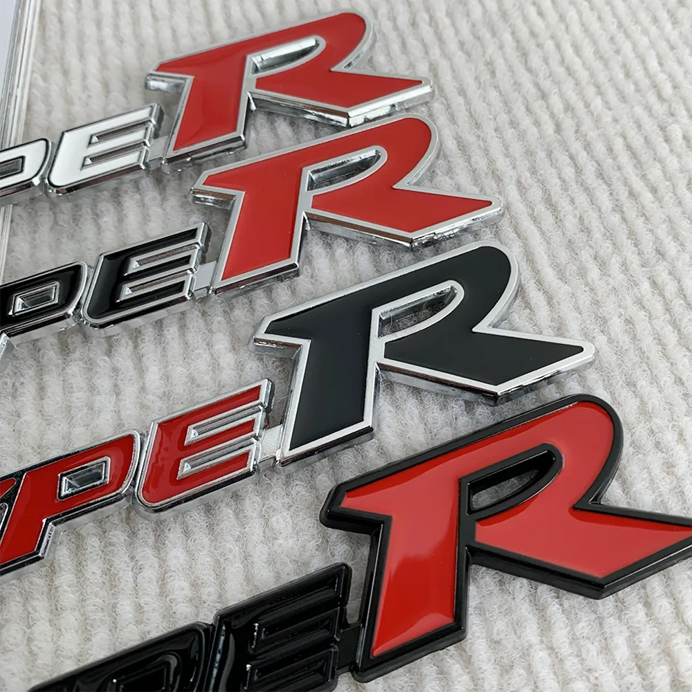 Metal Type R stickers and logos for Honda CIVIC FD2 FD FA 5 Mugen ...