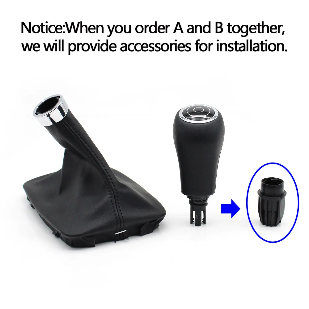 Genuine Leather Gear Shift Knob Boot Lever Replacement Kit w/ Frame ...