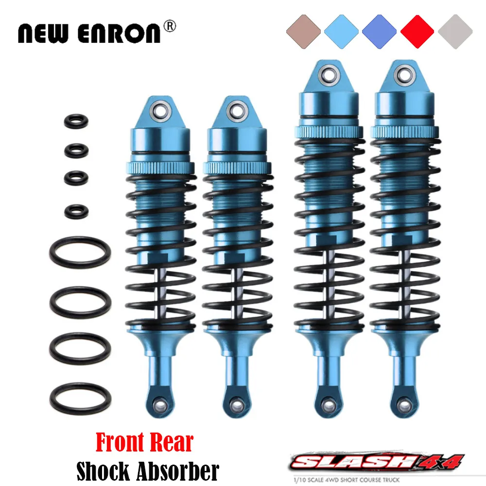 Alloy RC Damper Front 70-92mm Rear 75-105mm Shock Absorber Springs for ...
