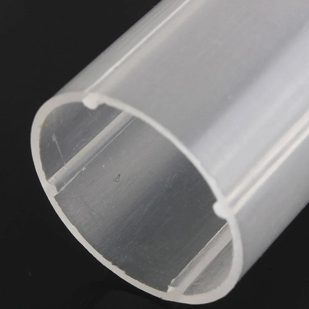 Wholesale 2 In 1 Plastic 18650 Battery Tube White Casing Sheath Tube ...