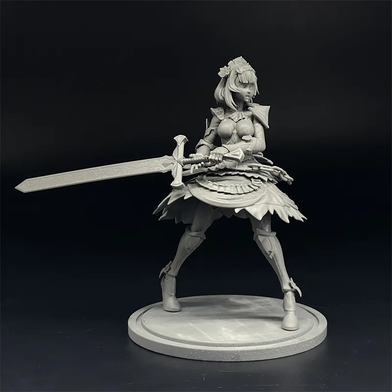 1/12 Scale Genshin Impact Resin Anime Noelle figurine garage kit ...