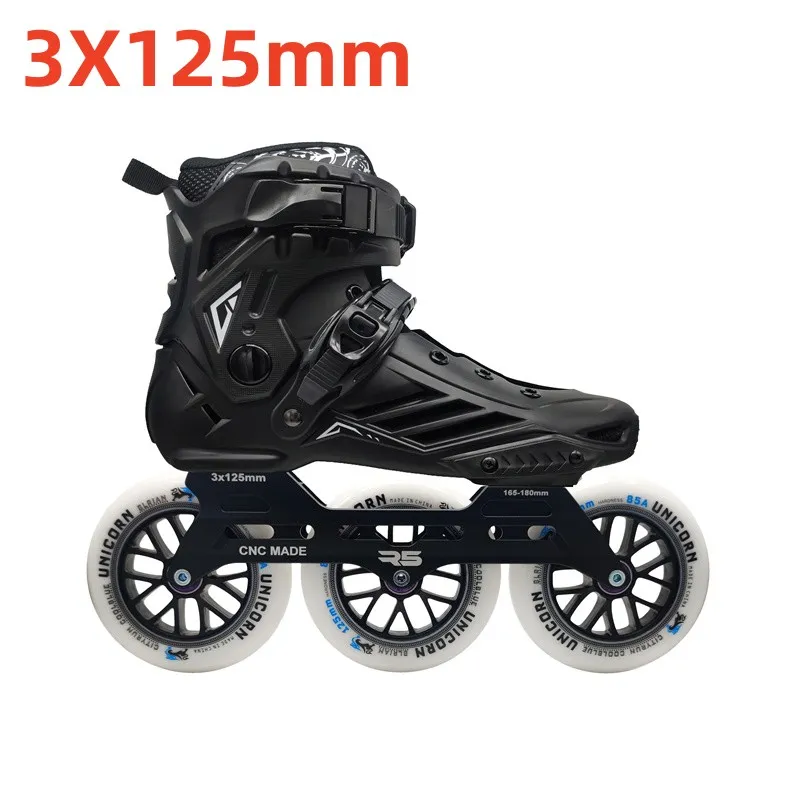 Pro 125mm 3X125mm Inline Speed Skates for Adults, Men, and Women - High ...
