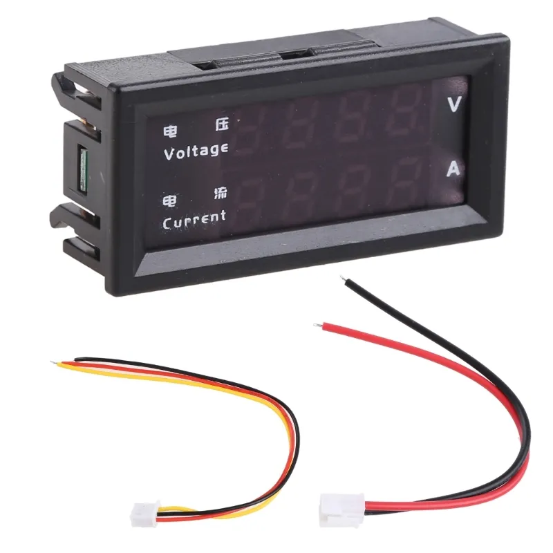 DC Current Amp Meter Volt Ammeter: Digital Voltage & Current Tester ...