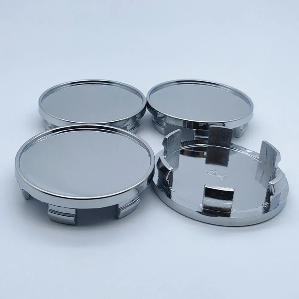 DHgate.com:4-Pack Silver & Black 54mm Universal ABS Plastic Car Wheel ...