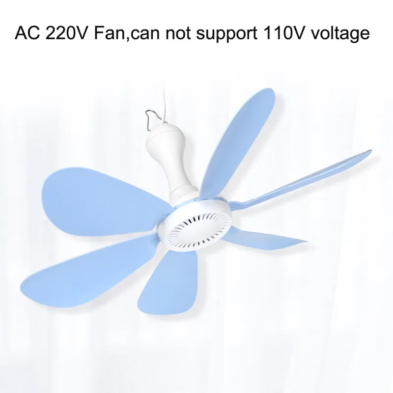 AC 220V 20W Mini Ceiling Fan 16.5 6 Blade Dorm Room... From Ddmydec ...
