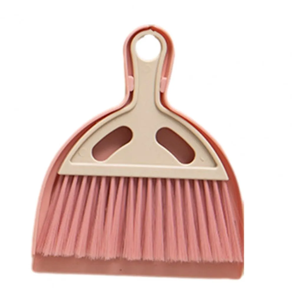Mini Desktop Cleaning Set - Ergonomic Small Broom & Dustpan, Soft ...